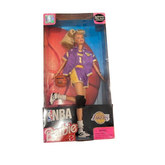 Mattel | Toys | Barbie Nba La Lakers 2 Box Set Collector Ed New Mattel ...